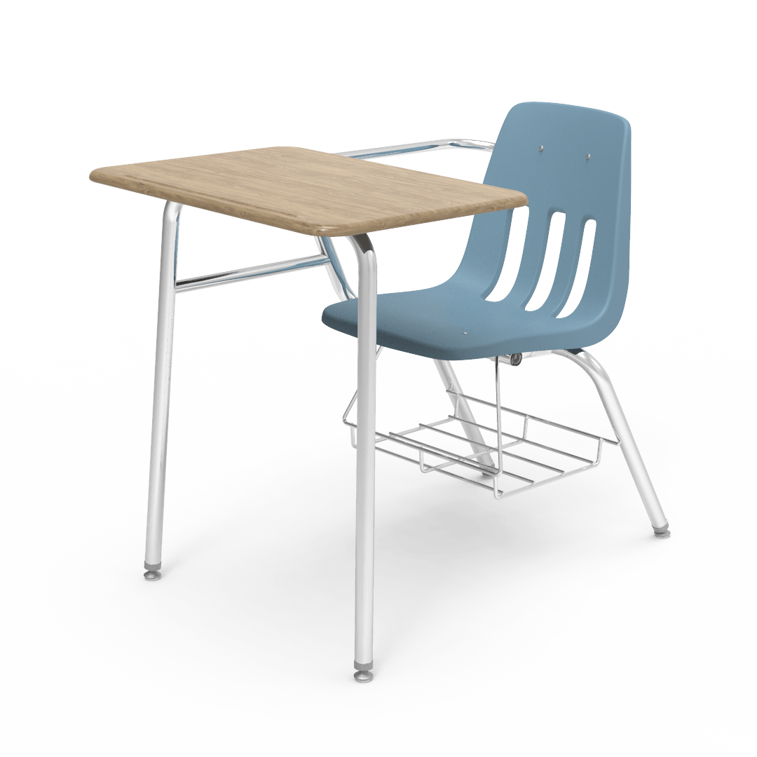 9000 Series Combo Unit 18" x 24" Hard Plastic Top - Virco