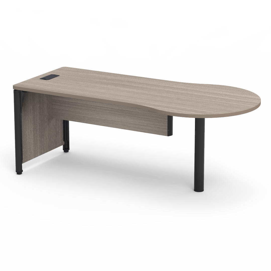 Plateau Series Desk 36" x 76" Peninsula - Virco