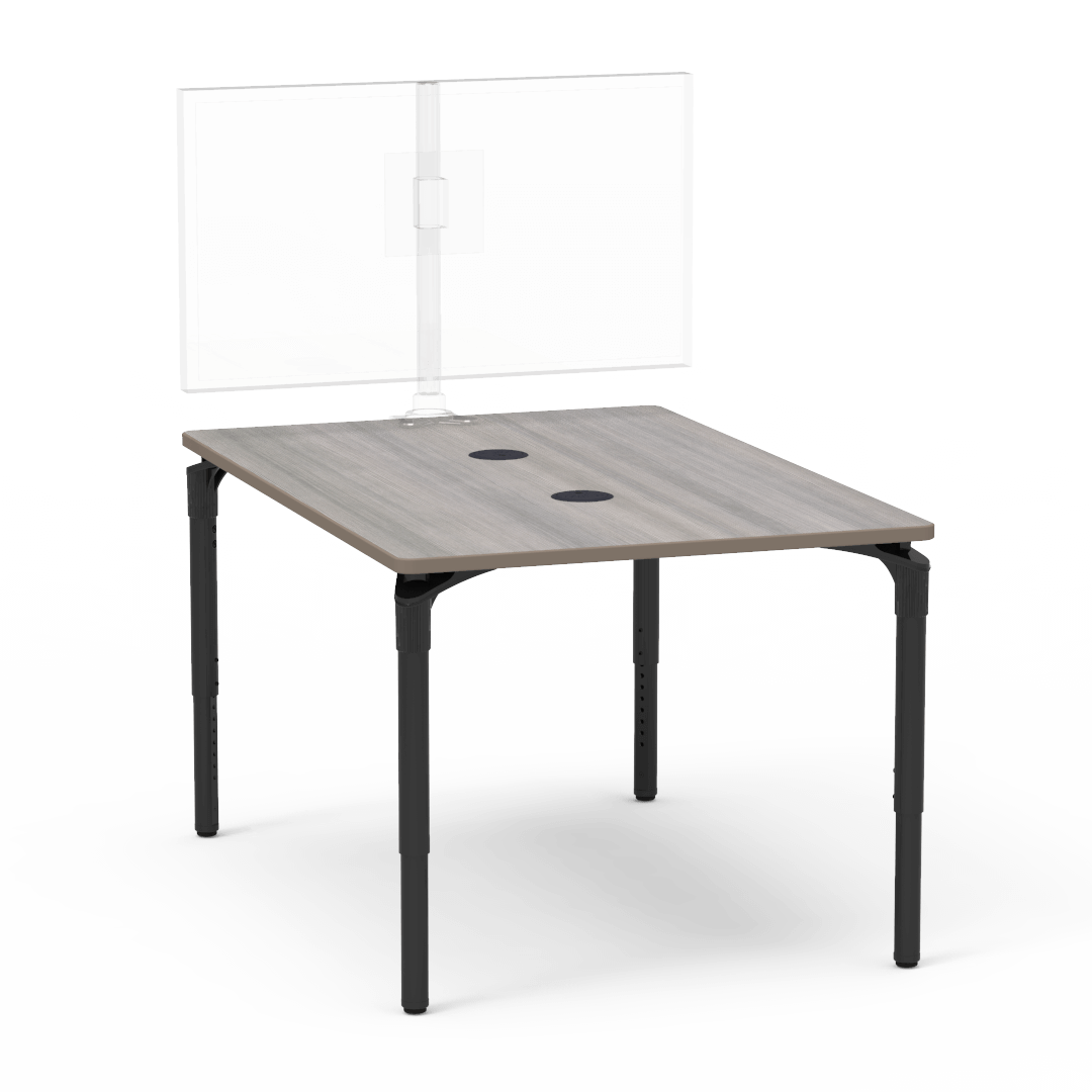 Plateau Series Media Table 42" x 60" Rectangle - Virco