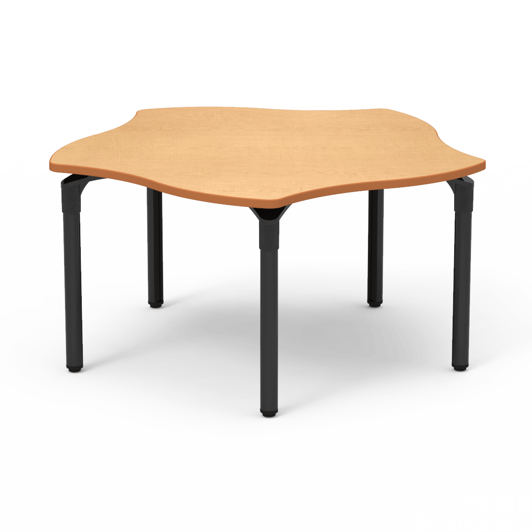 Plateau Series Table 60" Pinwheel - Virco
